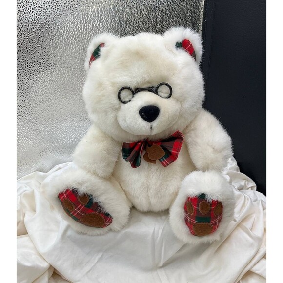 Chosun | Toys | Vintage 98s Chosun International White Teddy Bear Plush ...